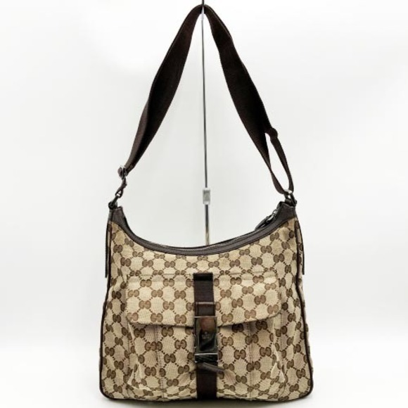 Gucci | Bags | Gucci Gg Pattern Shoulder Bag Gg Brown Beige | Poshmark